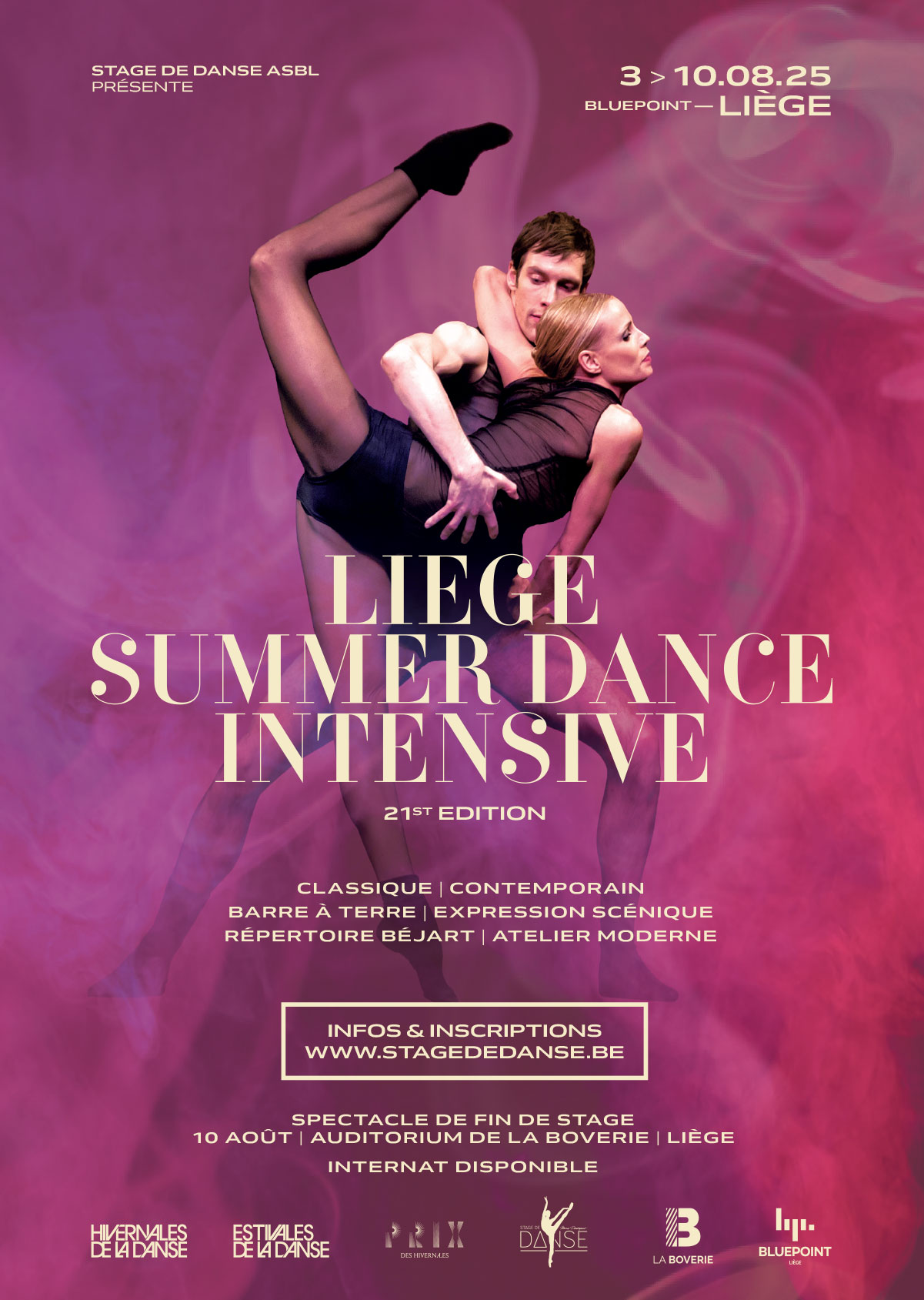 Liège Summer Intensive - Stage de Danse