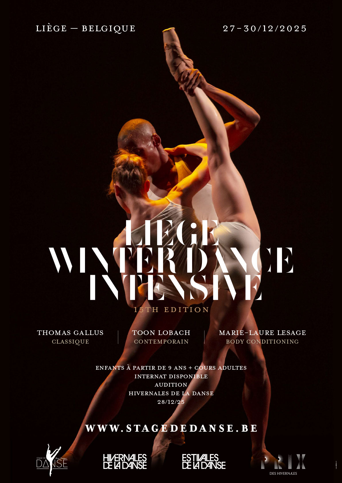 LIEGE WINTER DANCE INTENSIVE, 15th edition - Stage de Danse